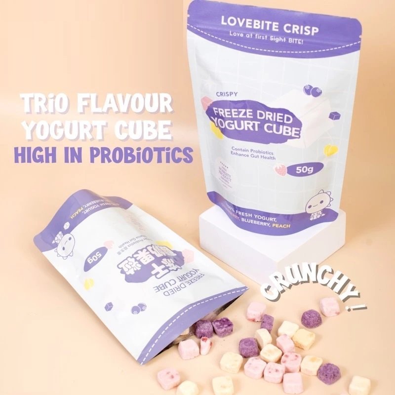 Freeze dried TRIO YOGURT CUBE 50g – insincecurve.com